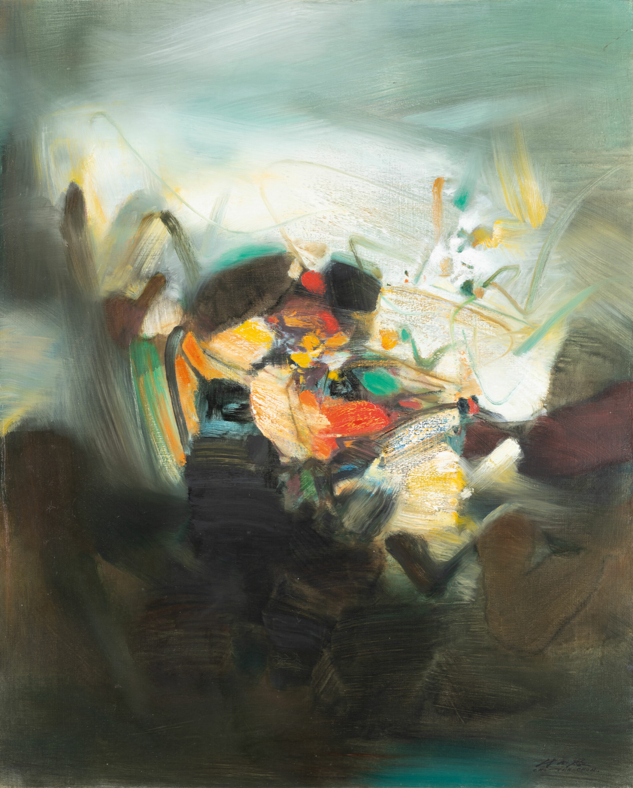 Irisation, Saturation 1 de Chu Teh-Chun - Vichy Enchères